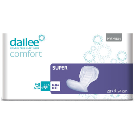 Wkładki anatomiczne Dailee Comfort Premium Super XL, 28 sztuk | Apteline.pl