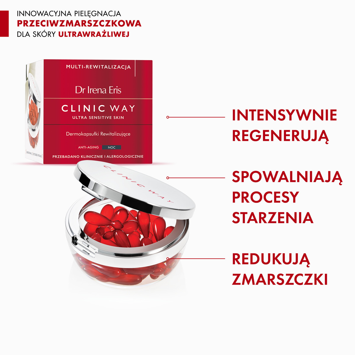 Dr Irena Eris Clinic Way, dermokapsułki rewitalizujące, 30 kapsułek ... Dr Irena Eris Clinic Way, dermokapsułki rewitalizujące, 30 kapsułek ...