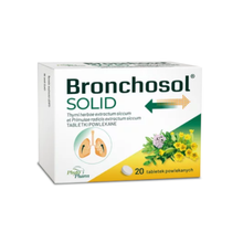 Bronchosol Solid 75 mg + 37,5 mg, 20 tabletek powlekanych | Apteline.pl