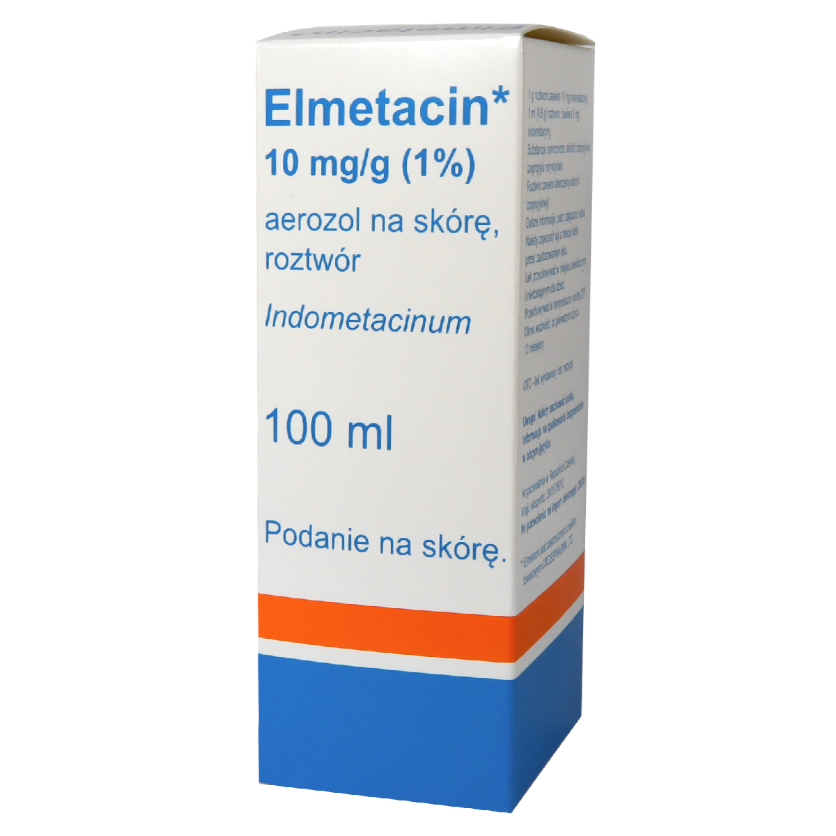 Elmetacin 10 mg/g, aerozol do stosowania zewnętrznego, 100 ml (import ...