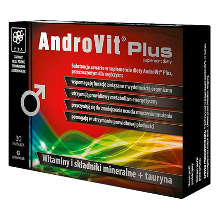 AndroVit Plus, 30 kapsułek | Apteline.pl