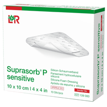 Suprasorb P Sensitive Border Lite, 10 cm x 10 cm, opatrunek z silikonem ...