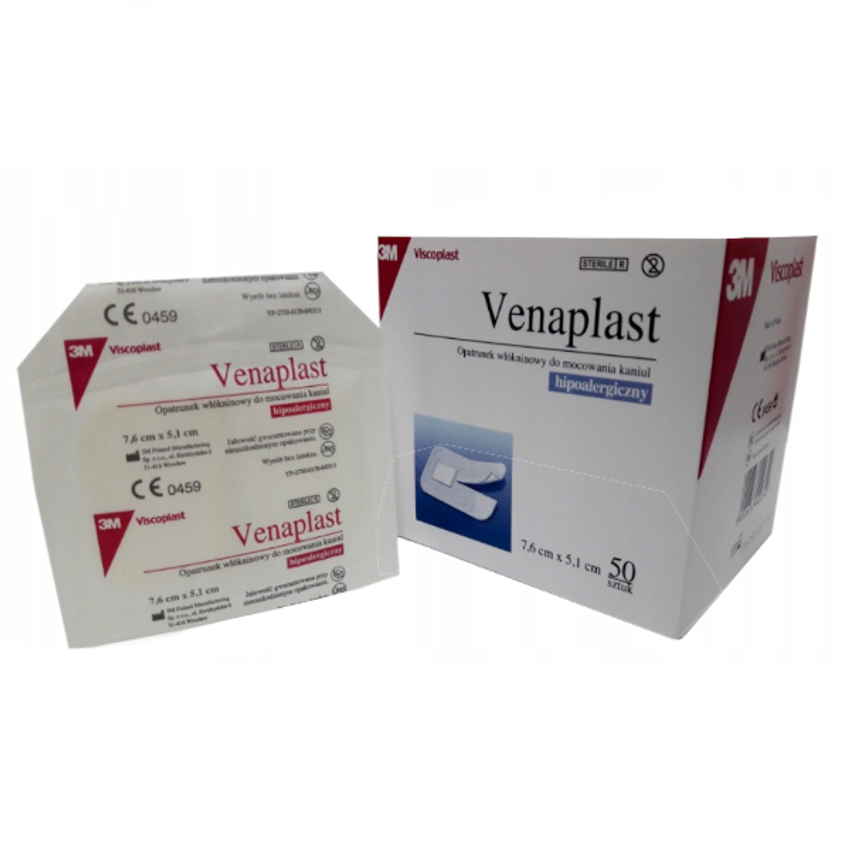 Venaplast, plastry pod venflon, 50 sztuk | Apteline.pl