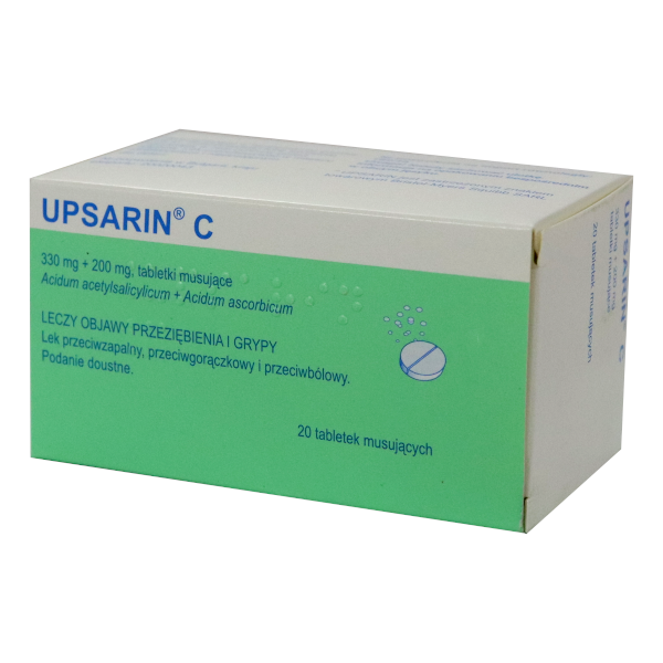 Upsarin C, 20 tabletek musujących (import równoległy Delfarma ...