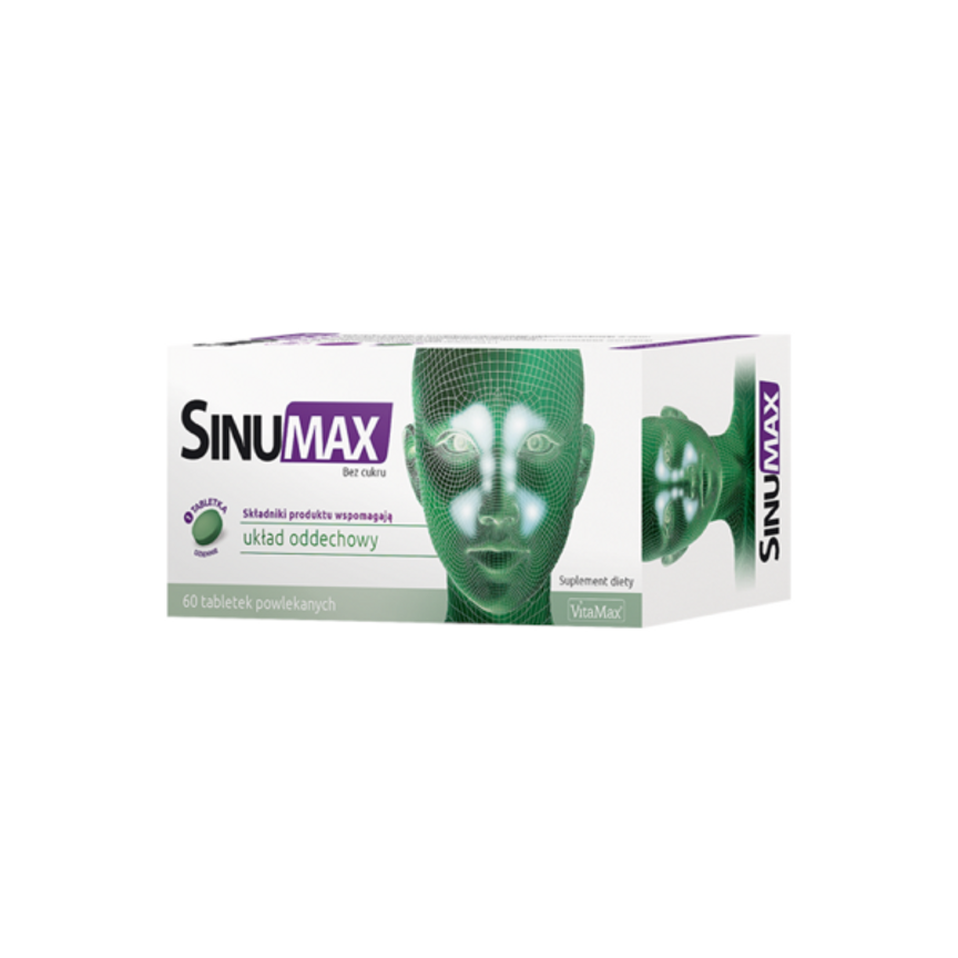 Sinumax, 60 tabletek powlekanych | Apteline.pl