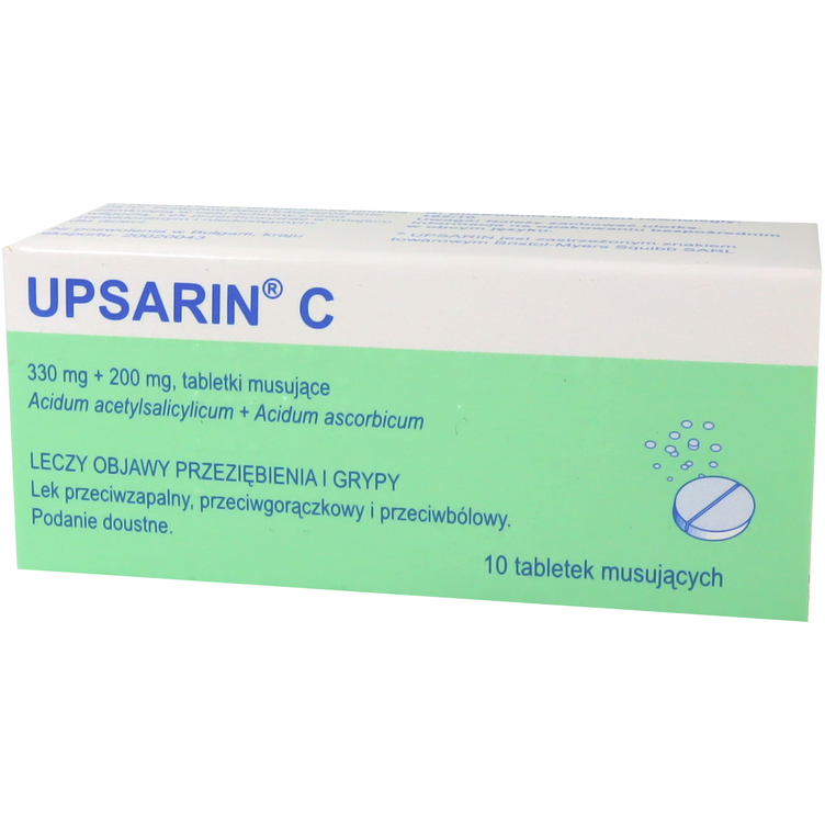 Upsarin C, 10 tabletek musujących (import równoległy Delfarma ...