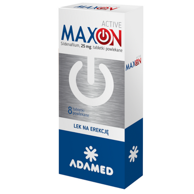 Maxon, 100 mg, 8 tabletek powlekanych | Apteline.pl