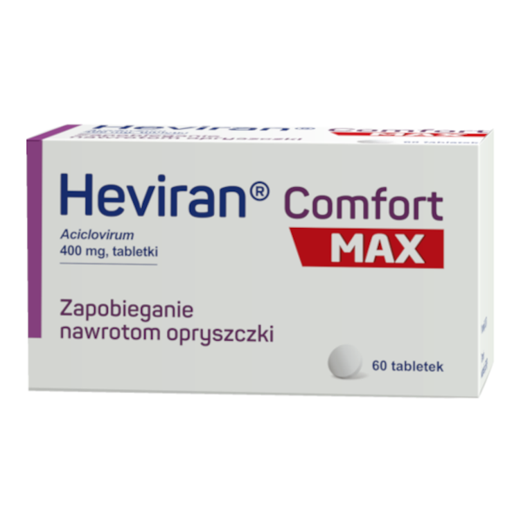 Heviran Comfort Max 400 mg, 60 tabletek powlekanych | Apteline.pl