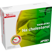 Tabletki na cholesterol APTEO, 30 tabletek powlekanych | Apteline.pl