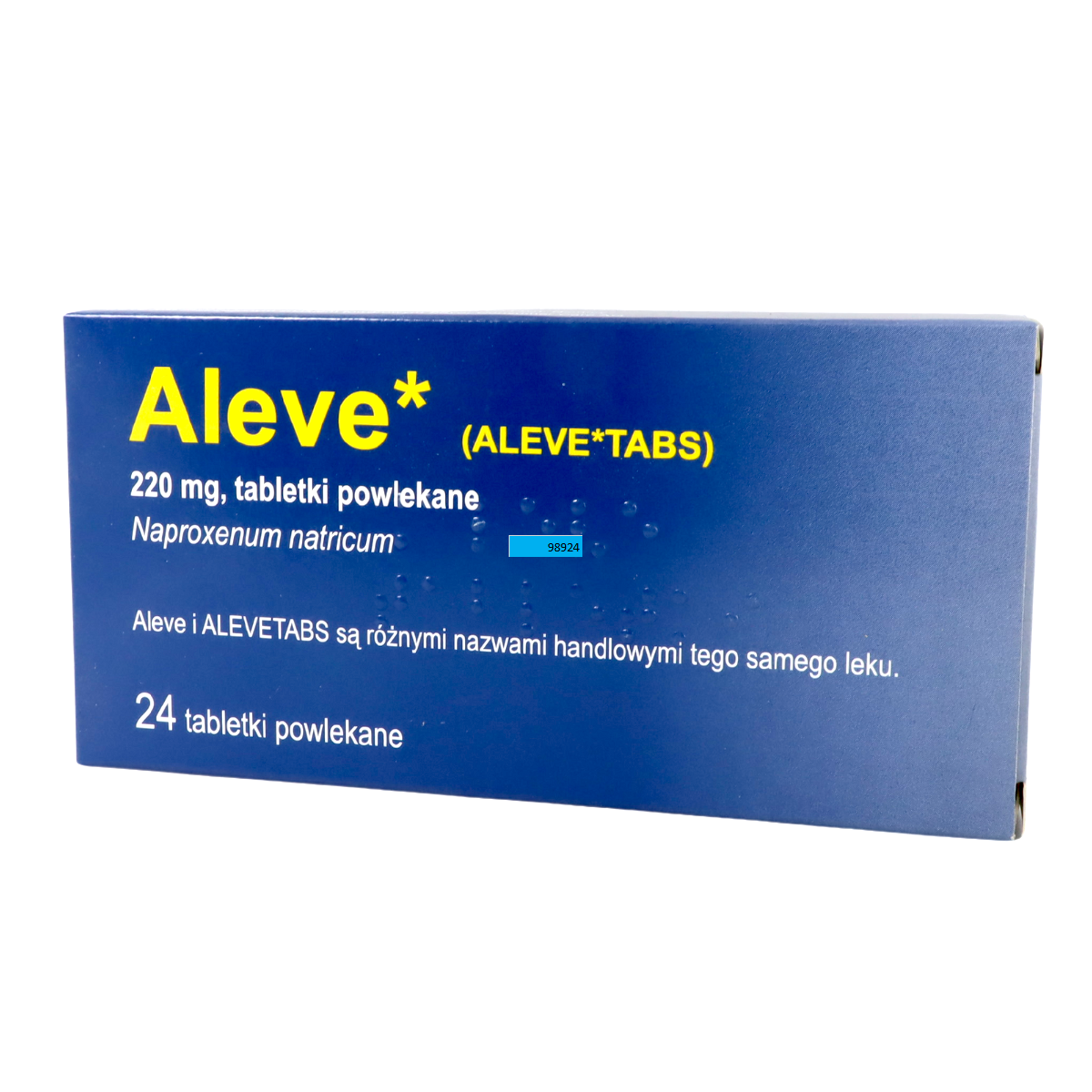 Aleve 220 mg, 24 tabletki powlekane (import równoległy Pharmapoint ...
