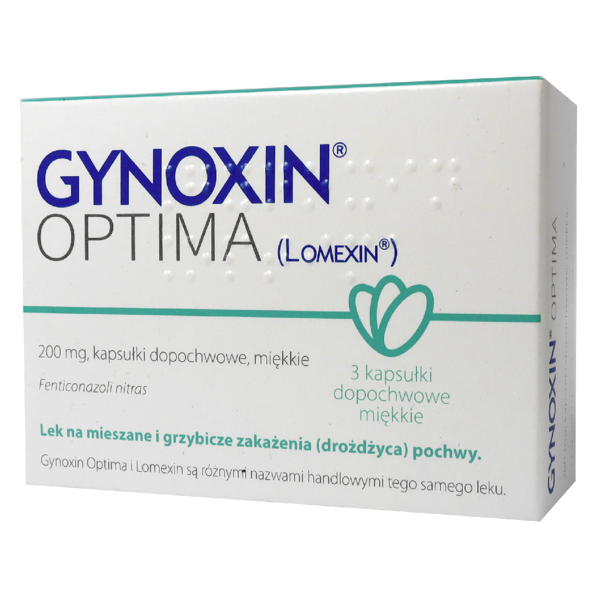 Gynoxin Optima 200 mg, 3 kapsułki dopochwowe miękkie (import równoległy ...