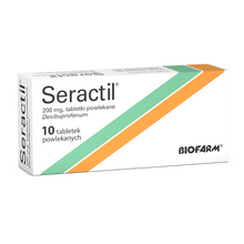 Seractil 200 mg, 10 tabletek powlekanych | Apteline.pl