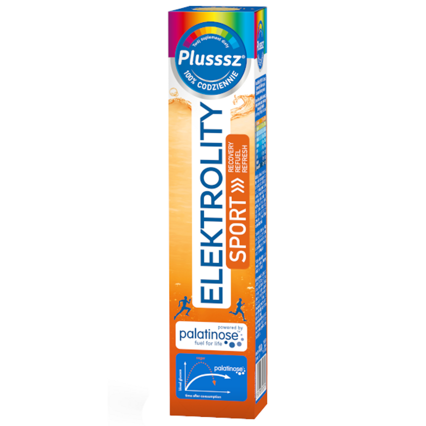 Plusssz Elektrolity Sport 100% Complex, 24 tabletki musujące | Apteline.pl