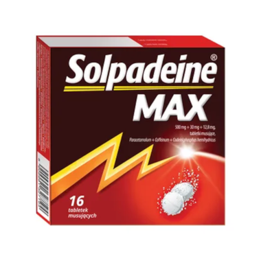 Solpadeine, 12 tabletek, cena, ulotka, skład, działanie | Apteline.pl