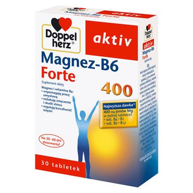 Magne B6 Forte 100 mg + 10 mg, 100 tabletek powlekanych | Apteline.pl