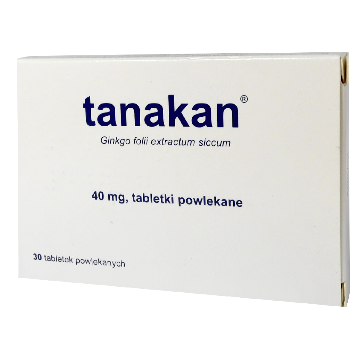 Tanakan 40 mg, 30 tabletek powlekanych (Import równoległy Inpharm ...