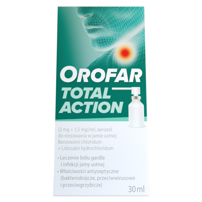 Orofar Total Action, spray, 30 ml | Apteline.pl