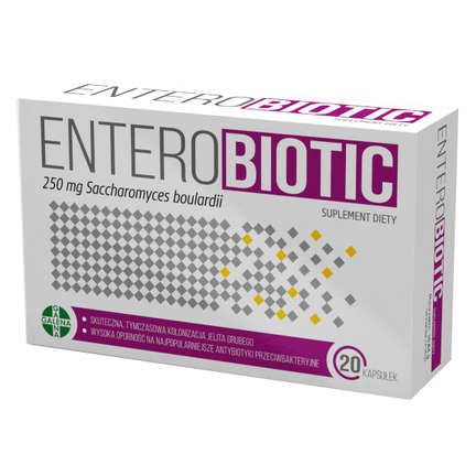 EnteroBiotic 250 mg, 20 kapsułek | Apteline.pl