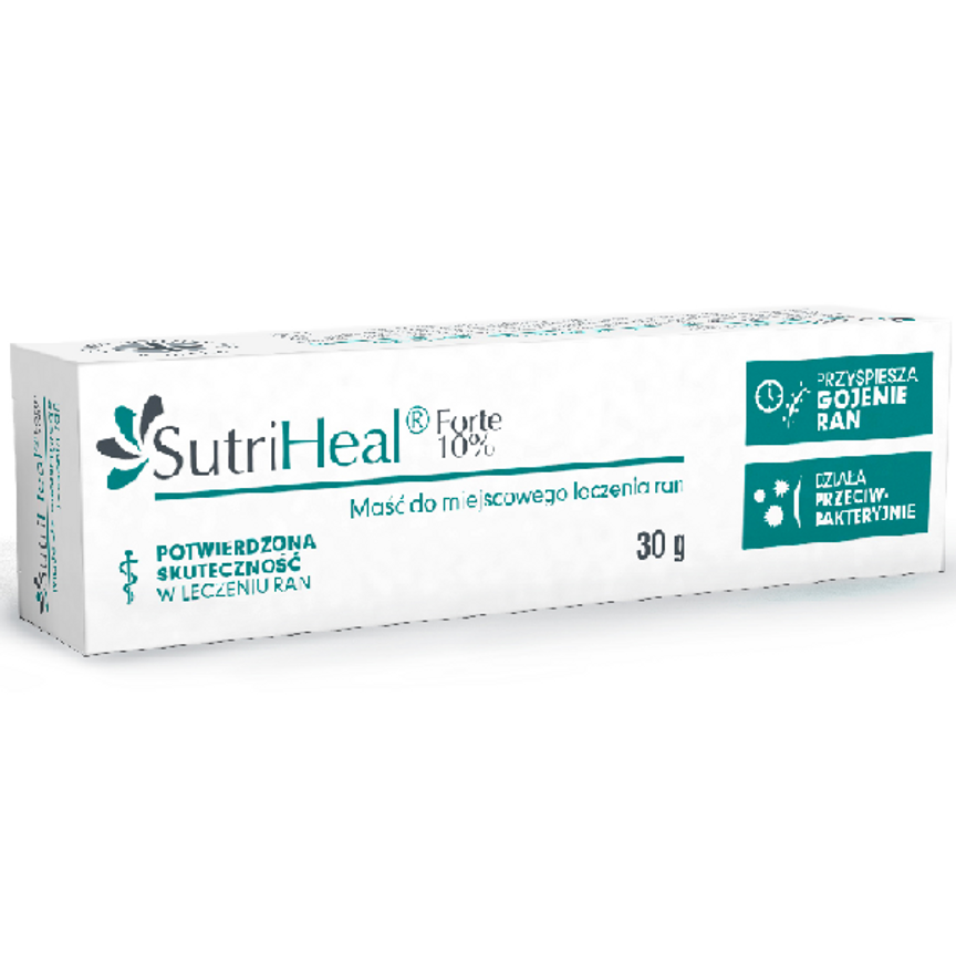 SutriHeal Forte 10%, maść do gojenia ran zakażonych i niezakażonych, 30 ...