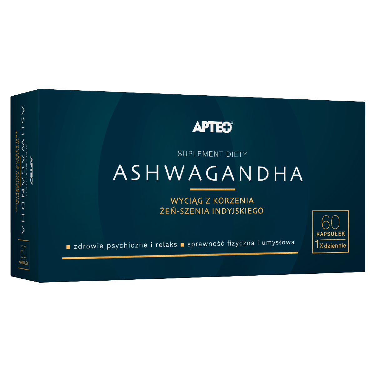 Ashwagandha, 60 kapsułek | Apteline.pl