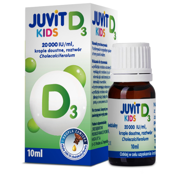 JUVIT D3 MAX 20 000 IU/ml, krople doustne, 10 ml | Apteline.pl