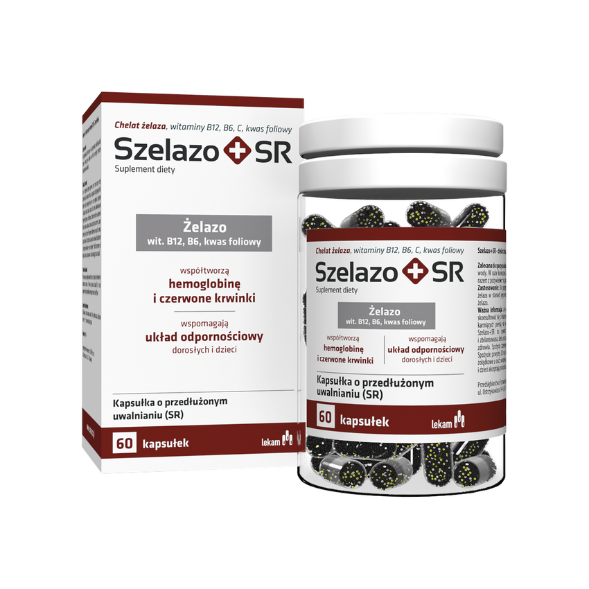 Szelazo + SR, 60 kapsułek kapsułek o przedłużonym uwalnianiu | Apteline.pl