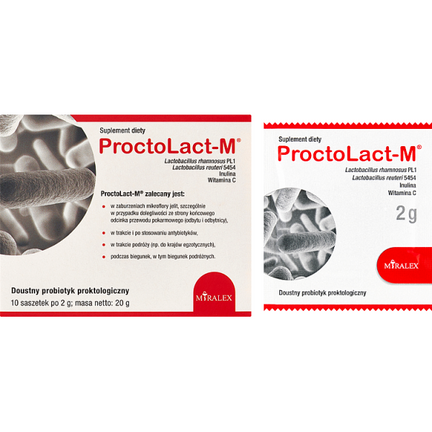 ProctoLact-M, doustny probiotyk proktologiczny, 10 saszetek | Apteline.pl