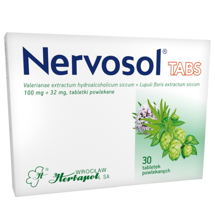 Nervosol Tabs, 30 tabletek powlekanych | Apteline.pl