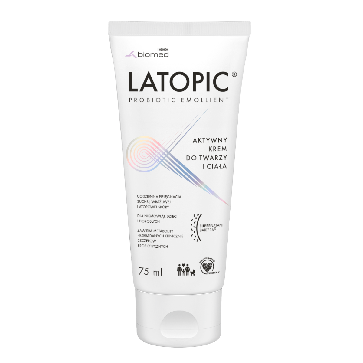 Latopic, krem do twarzy i ciała, skóra sucha i atopowa, 75 ml | Apteline.pl