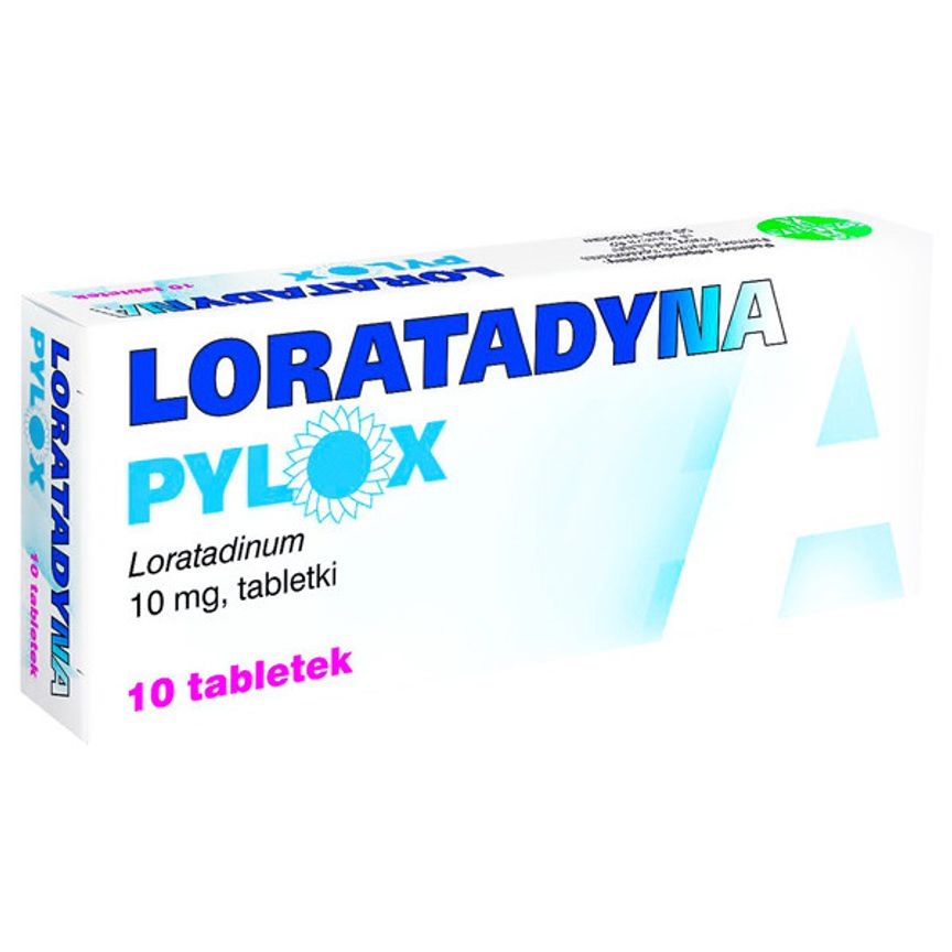 Loratadyna Pylox 10 mg, 10 tabletek | Apteline.pl