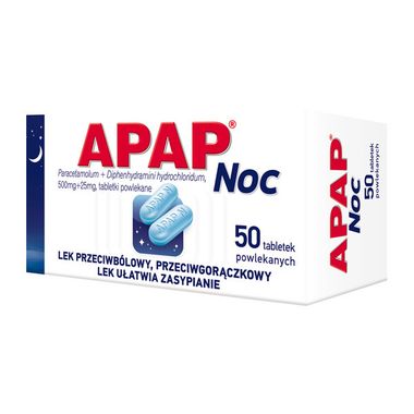 Apap Extra, 50 tabletek powlekanych | Apteline.pl