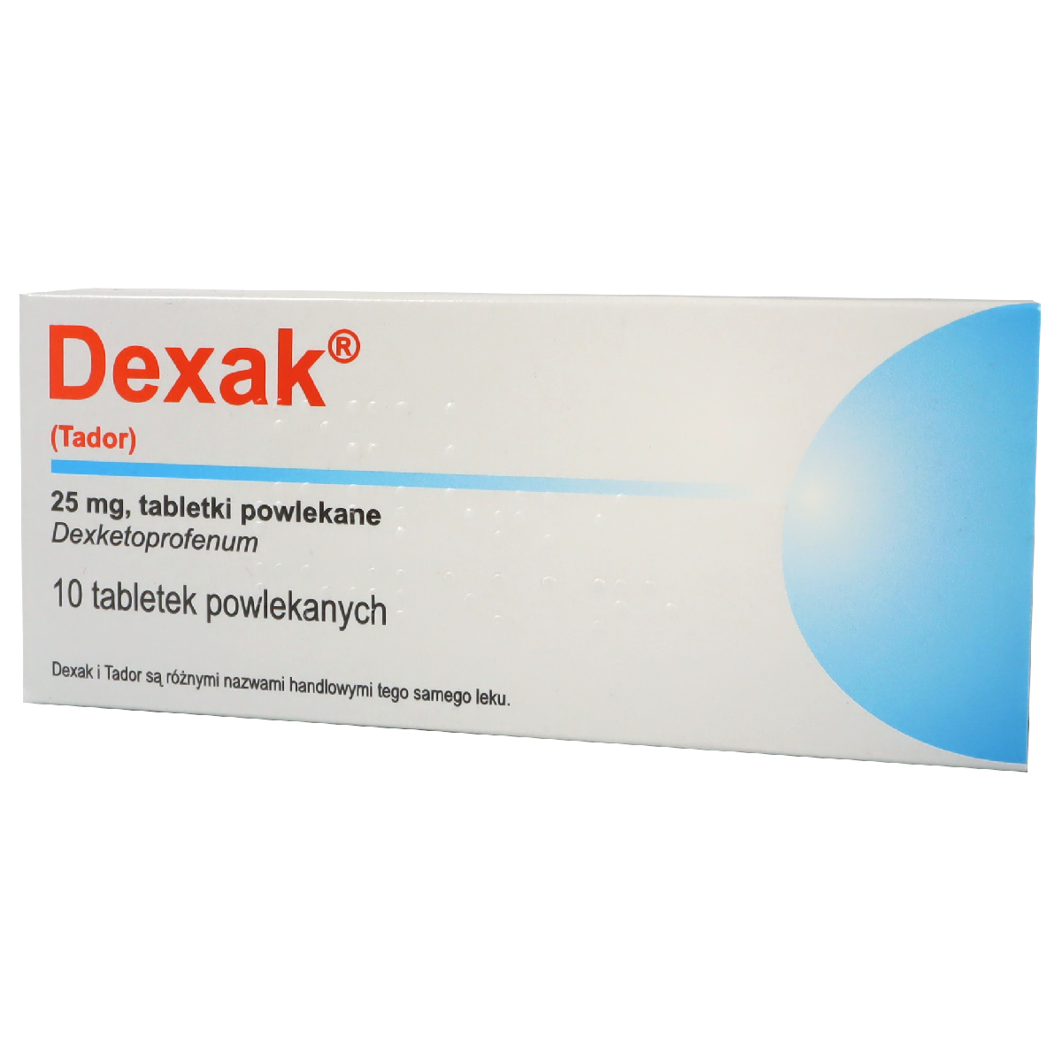 Dexak 25 mg, 10 tabletek powlekanych (import równoległy Delfarma ...