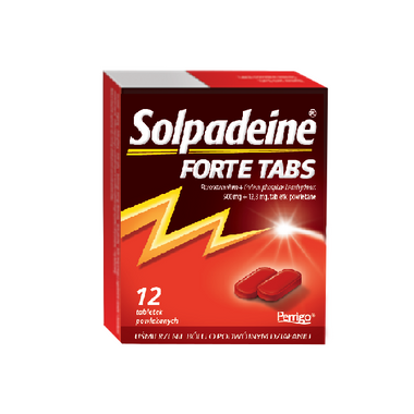 Solpadeine 500 mg + 8 mg + 30 mg, 24 tabletki musujące | Apteline.pl
