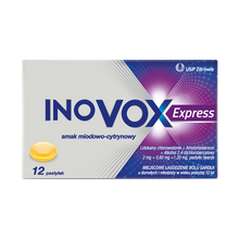 Inovox Express smak miodowo-cytrynowy, 2 mg + 0,60 mg + 1,20 mg, 12 ...