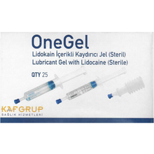 One Gel 6 ml, lubrykant w zelu z Lidokainą (Sterylny), 25 sztuk ...