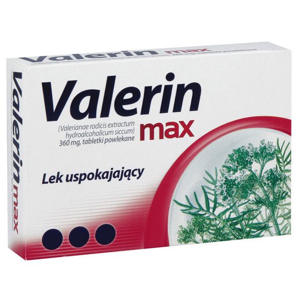 Valerin Max, 10 tabletek powlekanych | Apteline.pl